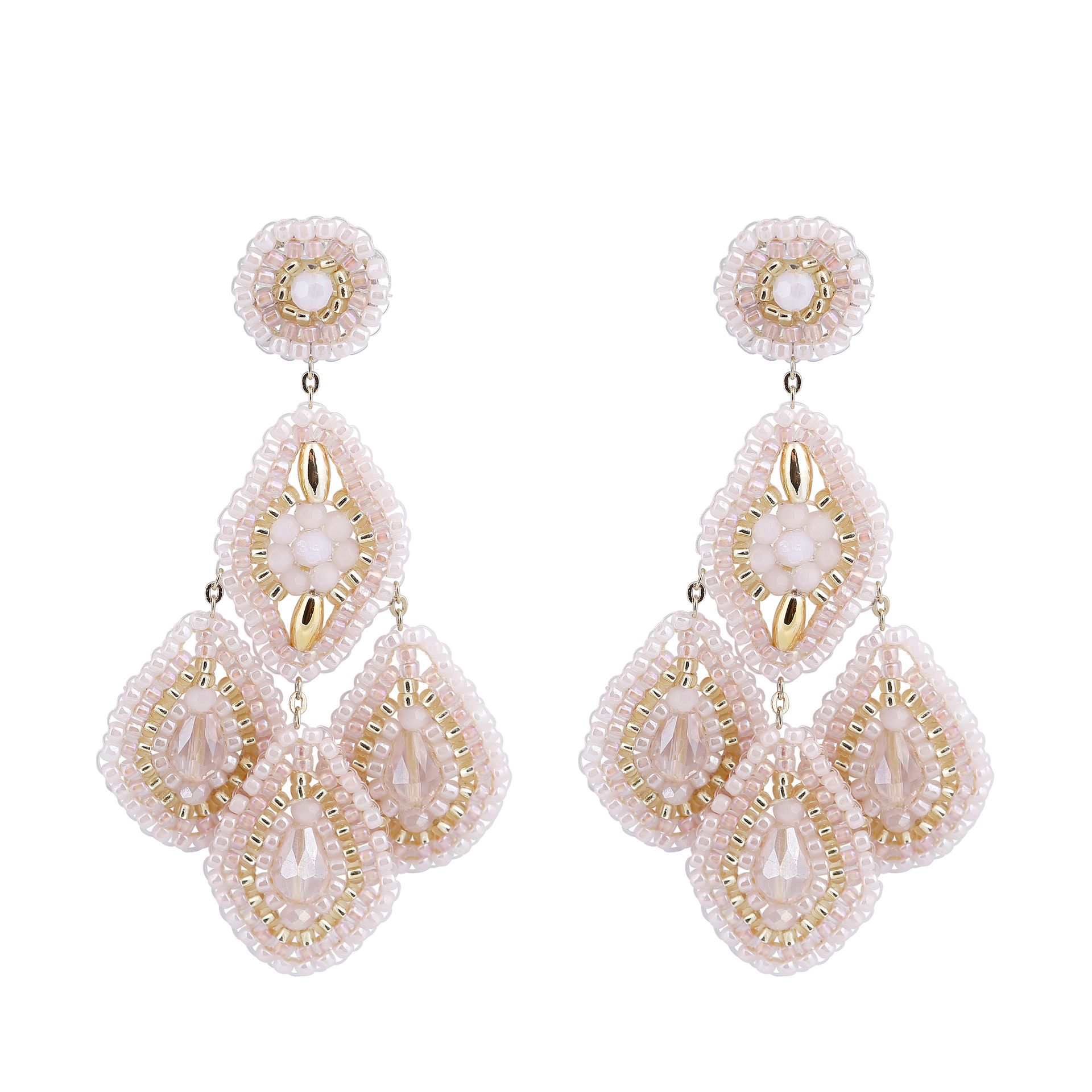 Boho Fleur Light Pink/Green